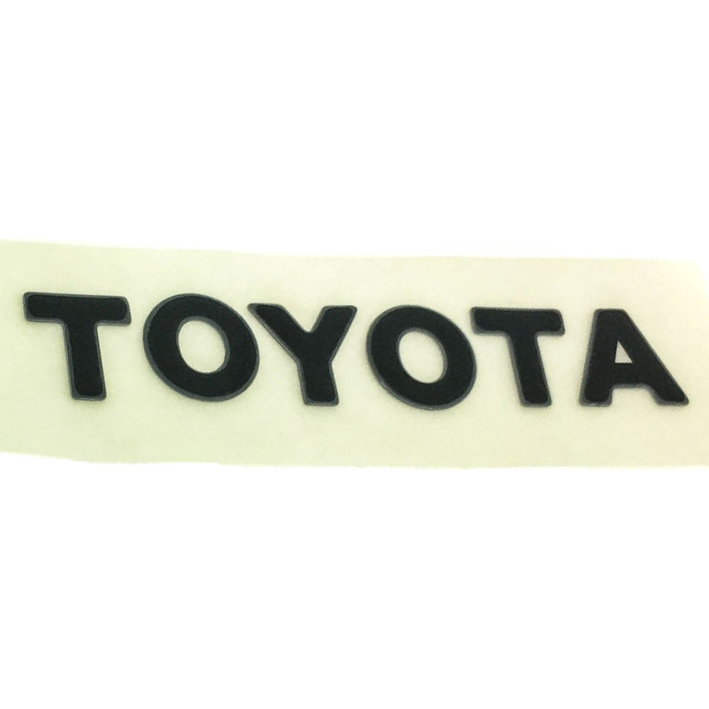 Toyota Supra Liftback JZA80 Tailgate TOYOTA Wording Black Badge Emblem