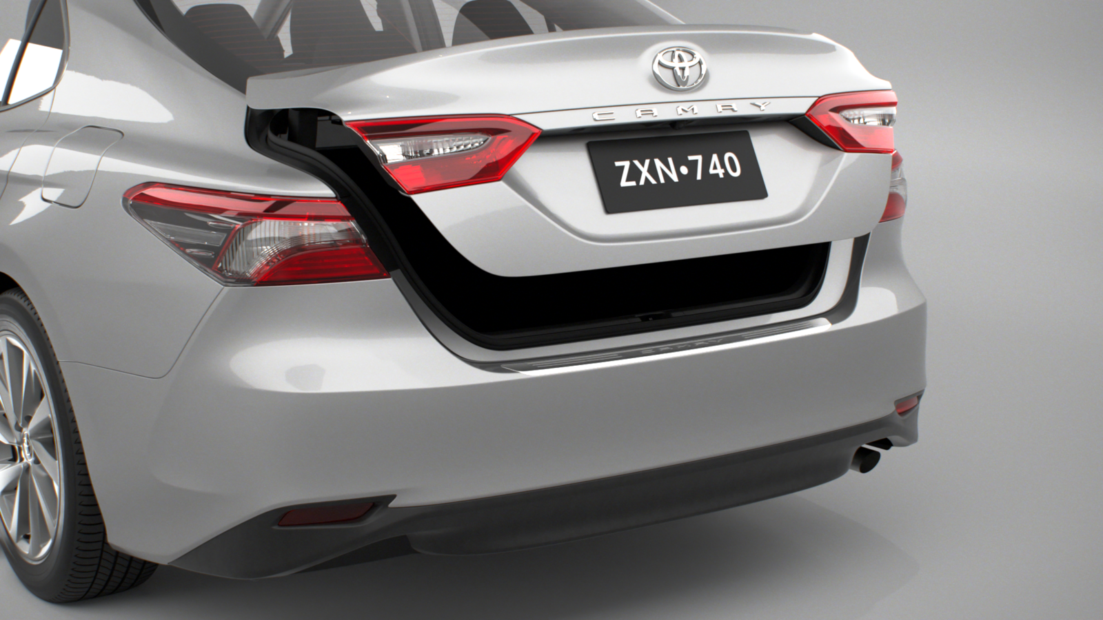 Genuine Toyota Camry Rear Bumper Protection Plate 09/2017- current models