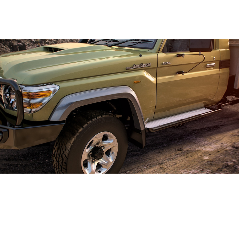 Genuine Toyota Side Steps for Landcruiser 70 Single Cab 8/2016-8/2023