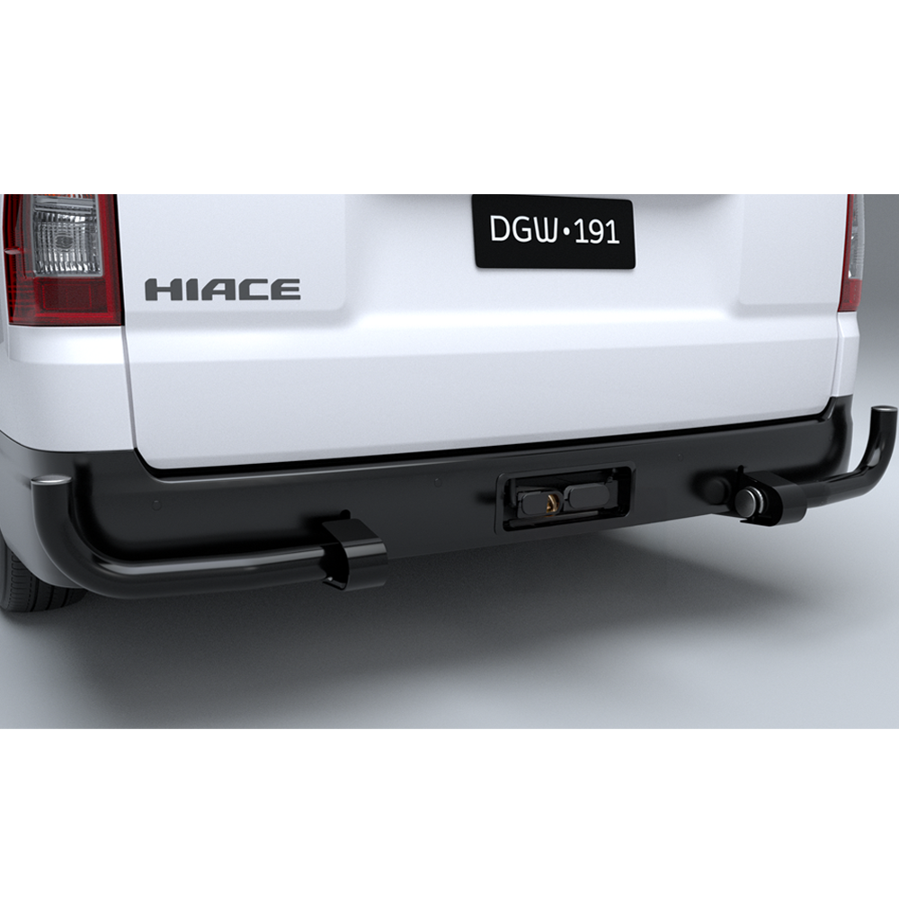 Genuine Rear Bumper Protector for Hiace With Barn Door 10/2022-on
